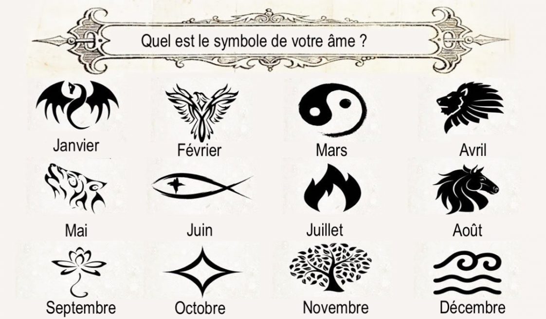 Quel est le symbole de votre âme, selon votre mois de naissance ...